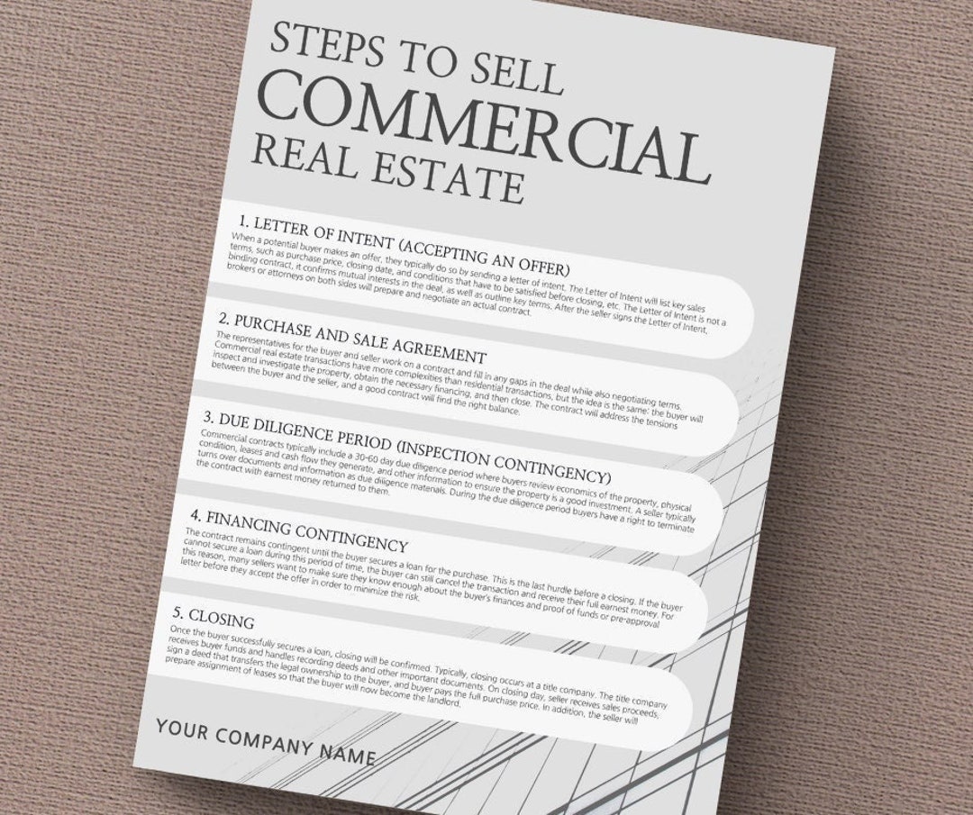 Commercial Real Estate Marketing Flyer | Commercial Realtor | Selling ...