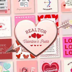 30 Real Estate Valentine's Post | Valentine's Day Graphics | Realtor ...