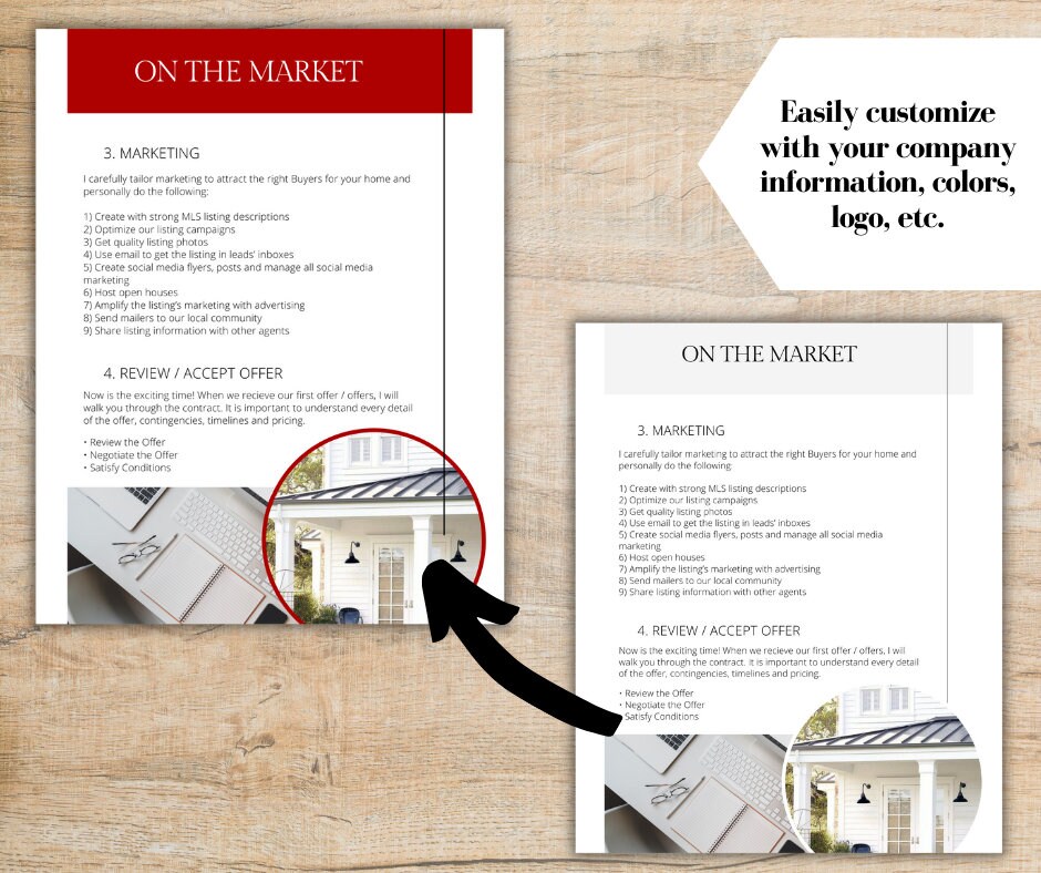 Editable Seller Packet for Realtors Real Estate Template | Etsy