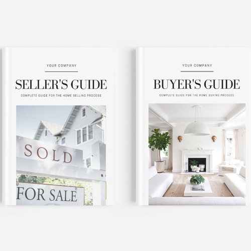 Real Estate Buyer Guide Real Estate Seller Guide Realtor - Etsy