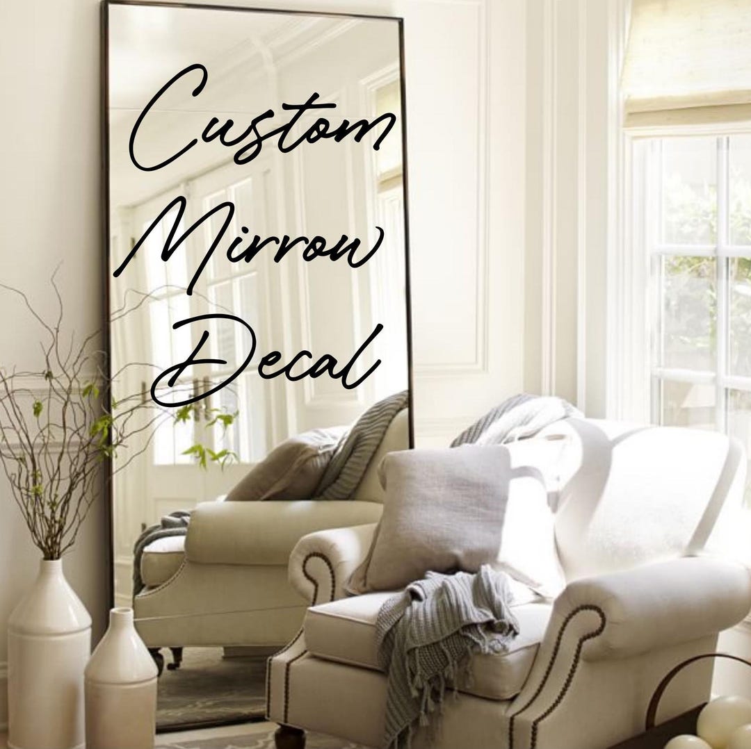 Personalized Mirror Decal | Custom Quote for Home or Office | Ladies ...