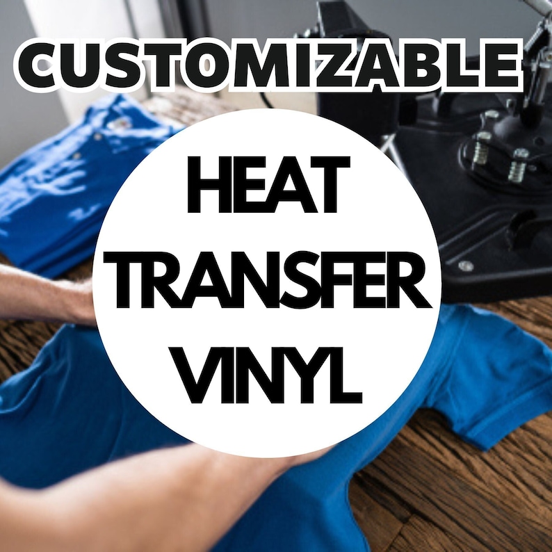 Custom Heat Transfer Vinyl Iron on Decal Apparel Decal Name Decal ...