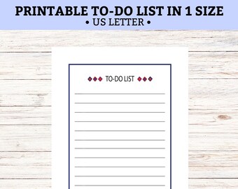 Geometric to Do List - Etsy