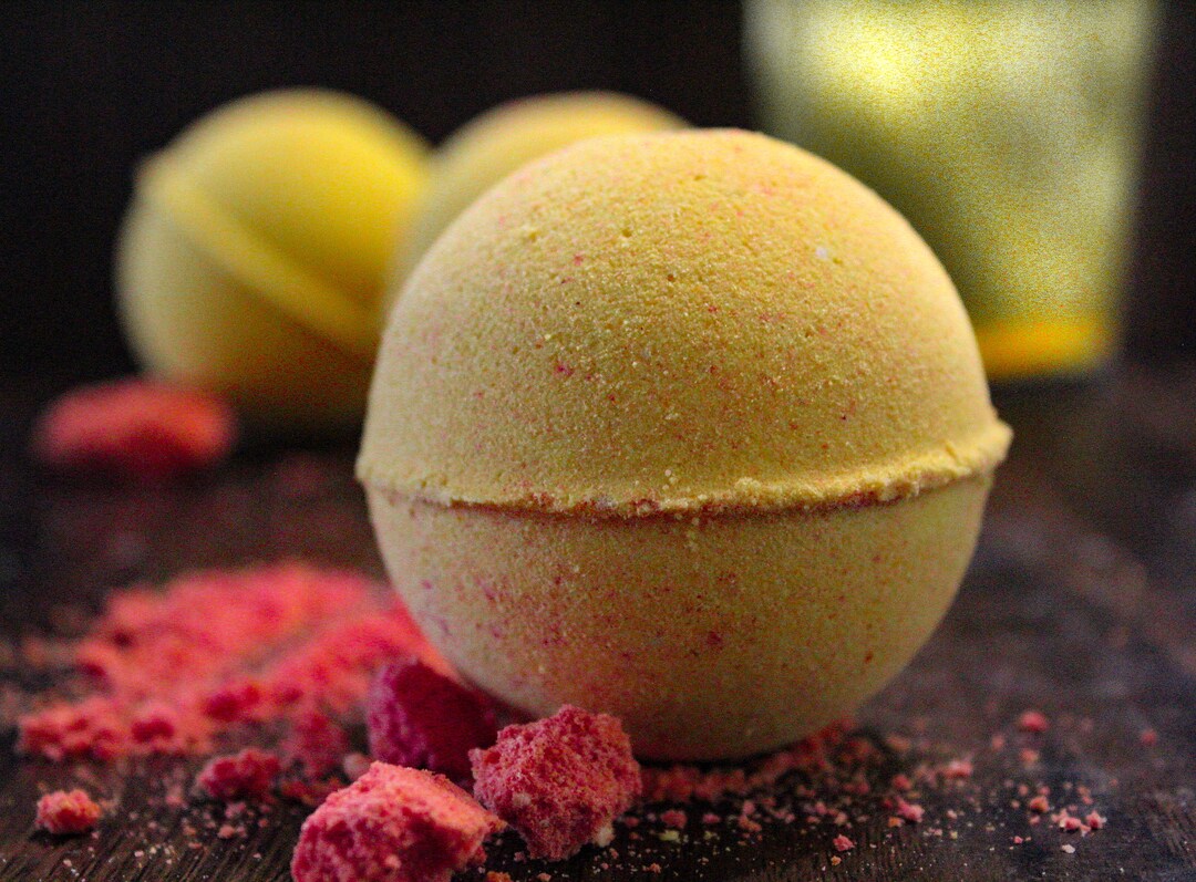 Lemon Drop Bath Bomb | Bath Fizzy | Lemon Essential Oil Bath Bomb ...
