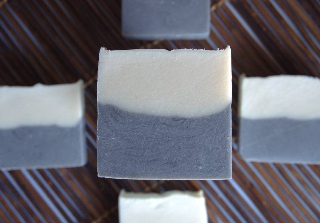 Man on the Moon Grit Hand Soap | Bergamot Amber Musk | Handmade Bar ...