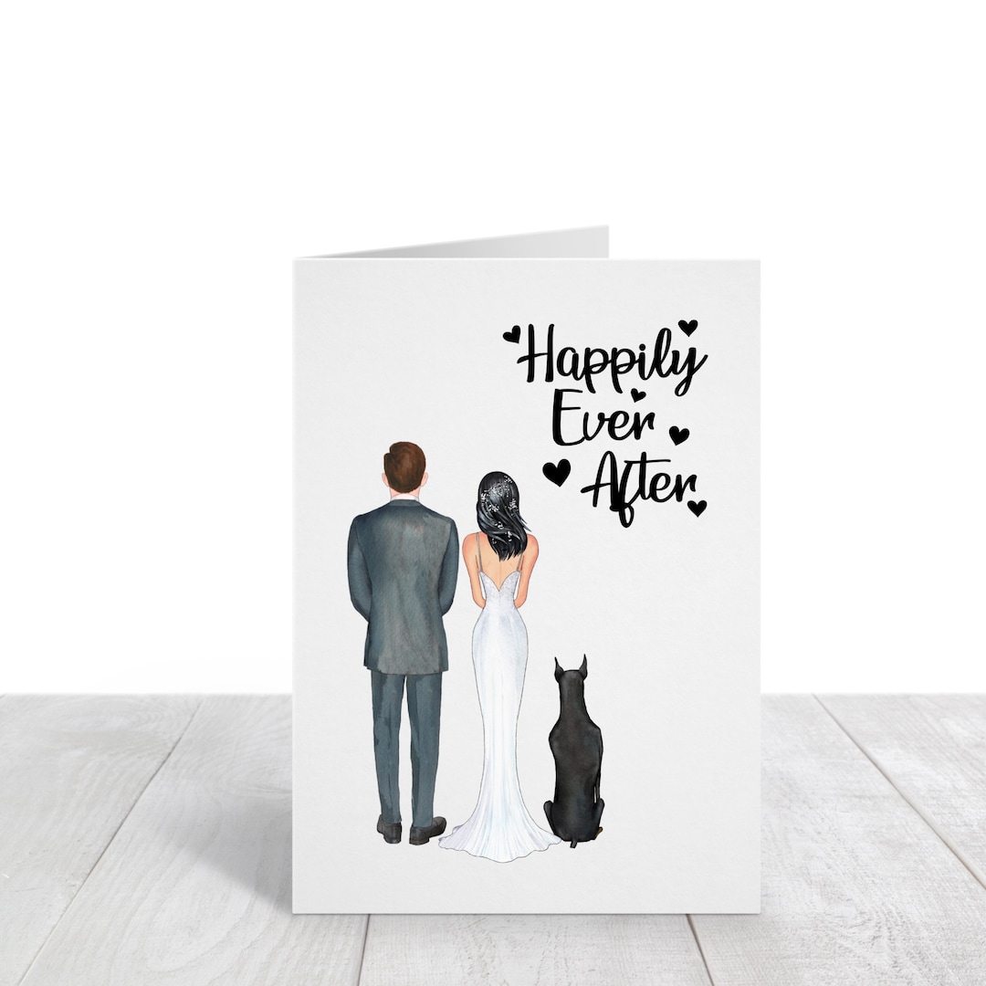 Wedding Card, Custom Wedding Card, Personalized Wedding Card, Printable ...