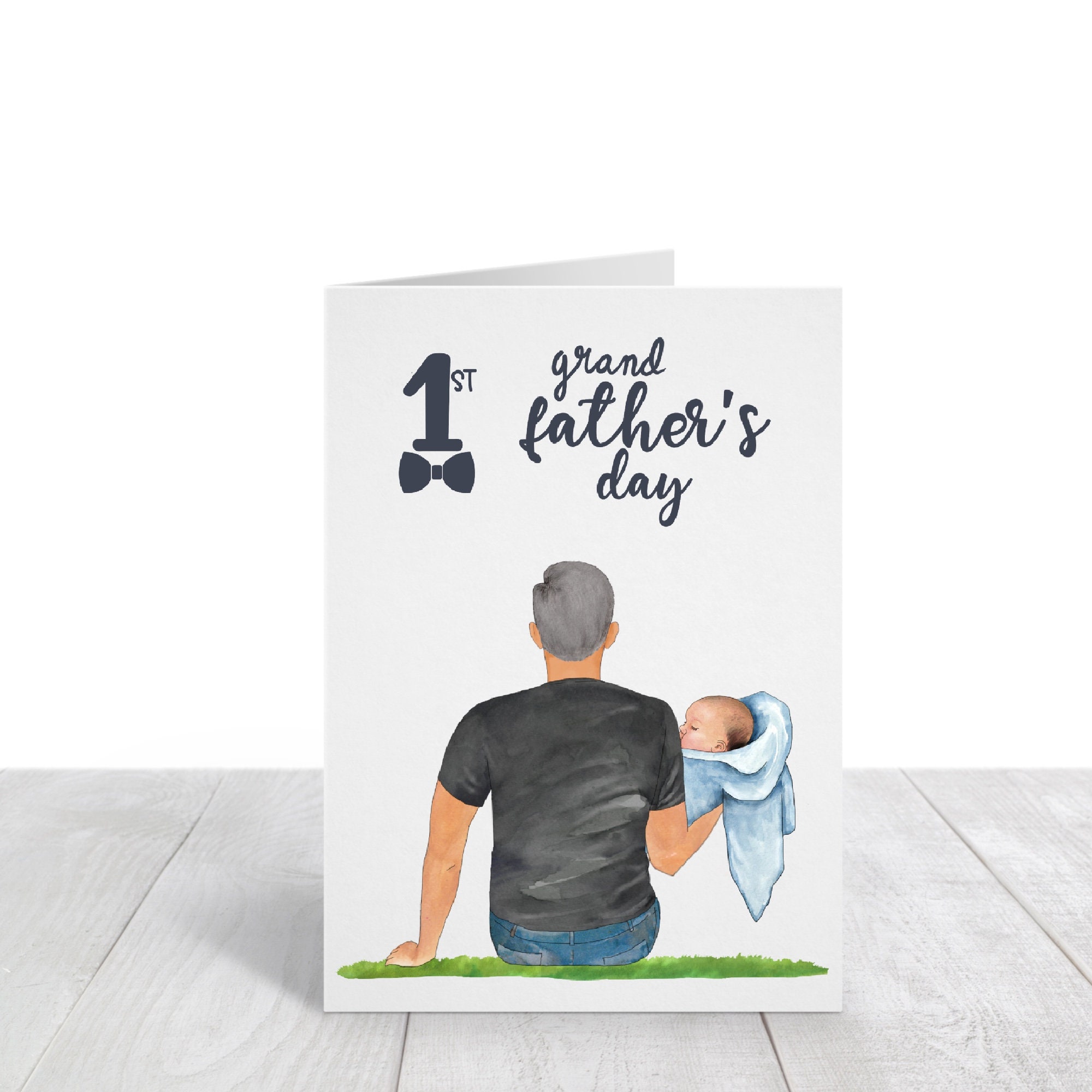 Fathers Day Card Grandfathers Day Card Custom Fathers Day | Etsy