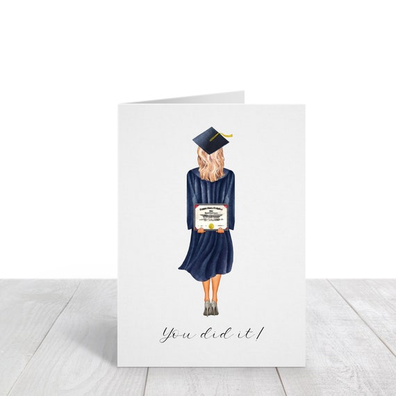 Custom Graduation Card Personalized Graduation Card | Etsy