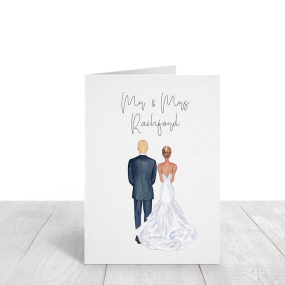Wedding Card Custom Wedding Card Personalized Wedding Card - Etsy