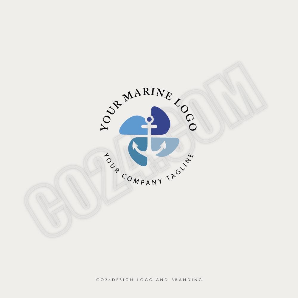 Boat Propeller Logo: Nautical Anchor Branding Design (eps, Svg, Jpeg ...