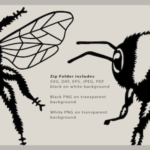 Bumblebee SVG, Bee DXF, Bumblebee Cut File, Insect Art, Bumblebee ...