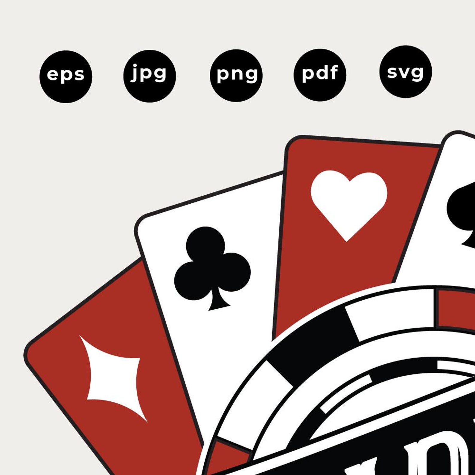 Card Game Logo Design: Playing Cards Club Branding (eps, Svg, Jpeg, Pdf ...