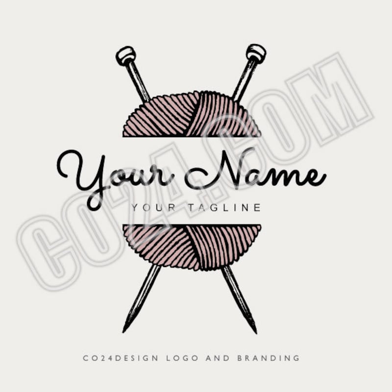 Knitting Logo - Etsy