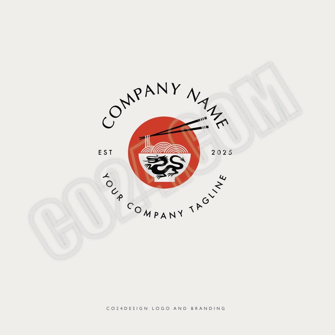 Dragon Noodles Restaurant Logo: Asian Cuisine Catering (eps, Svg, Jpeg ...