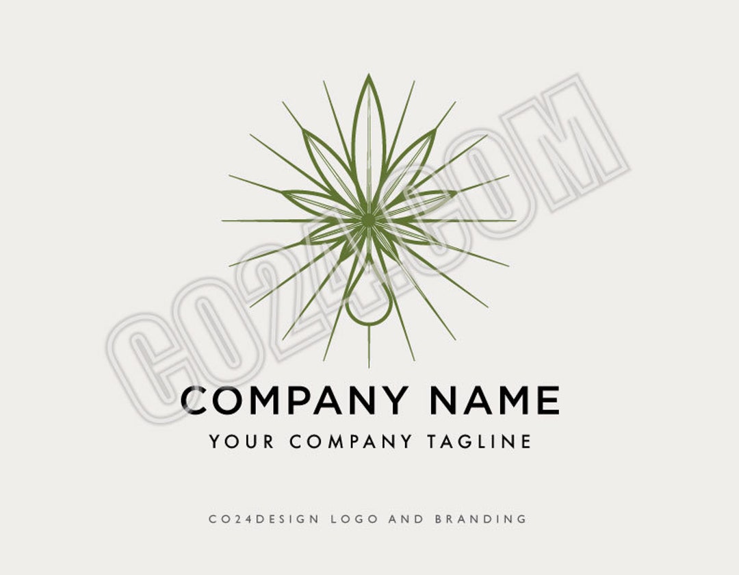 Cannabis Drop Logo, Hemp Oil Logo, Hemp Leaf Logo, Medical Marijuana ...