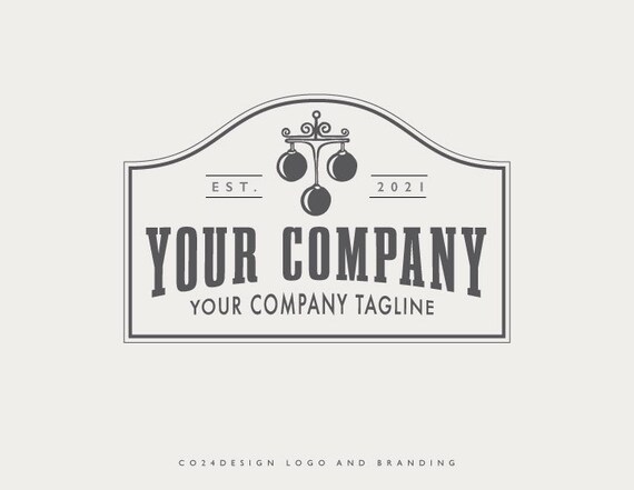 Pawnshop Logo Pawnbroker Pre-made Logo Design Pawn Shop Logo | Etsy