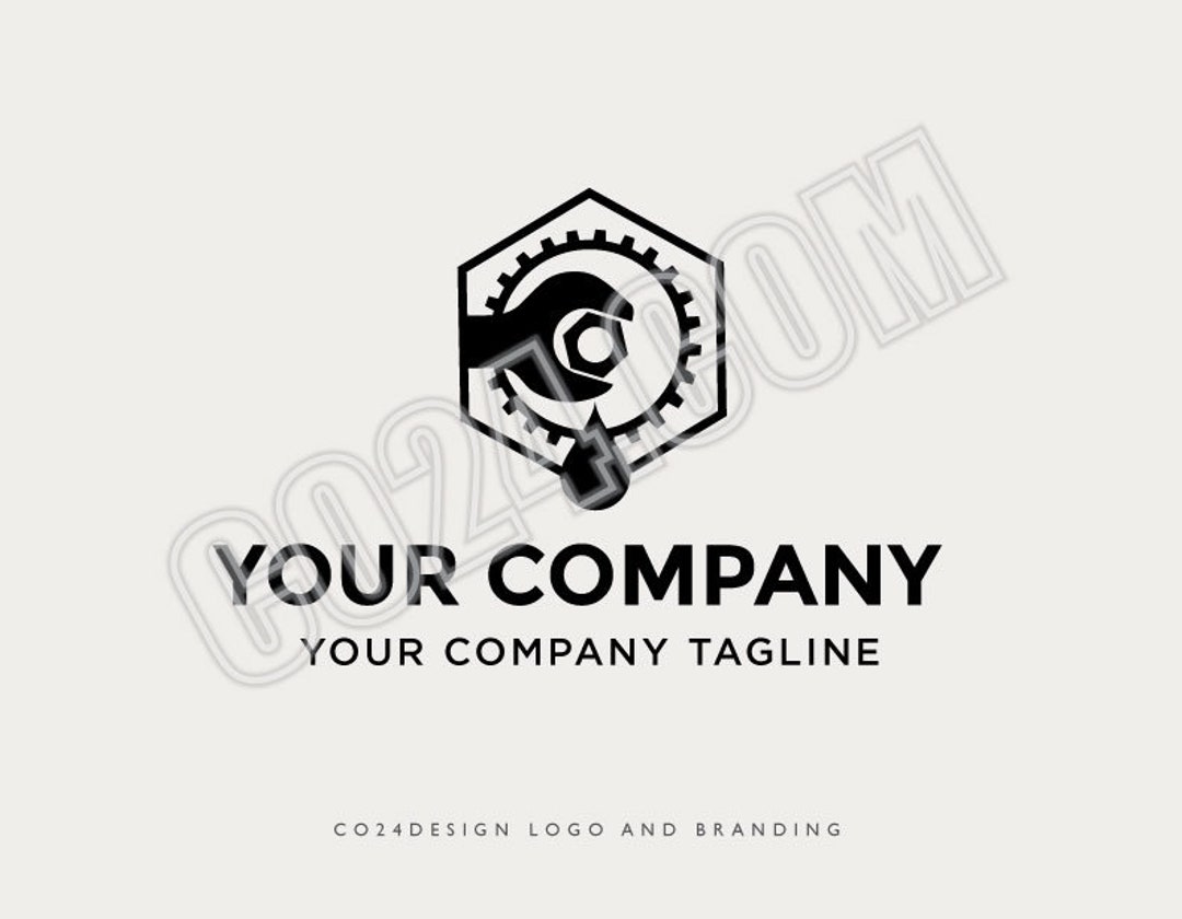 Auto Mechanics Logo, Motor Repair Shop Logo, Premade Repair Service ...