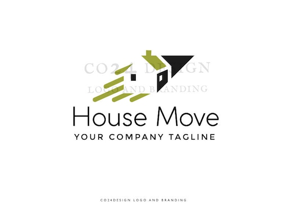 House Moving Logo Removal Company Logo Realtor Logo Moving - Etsy