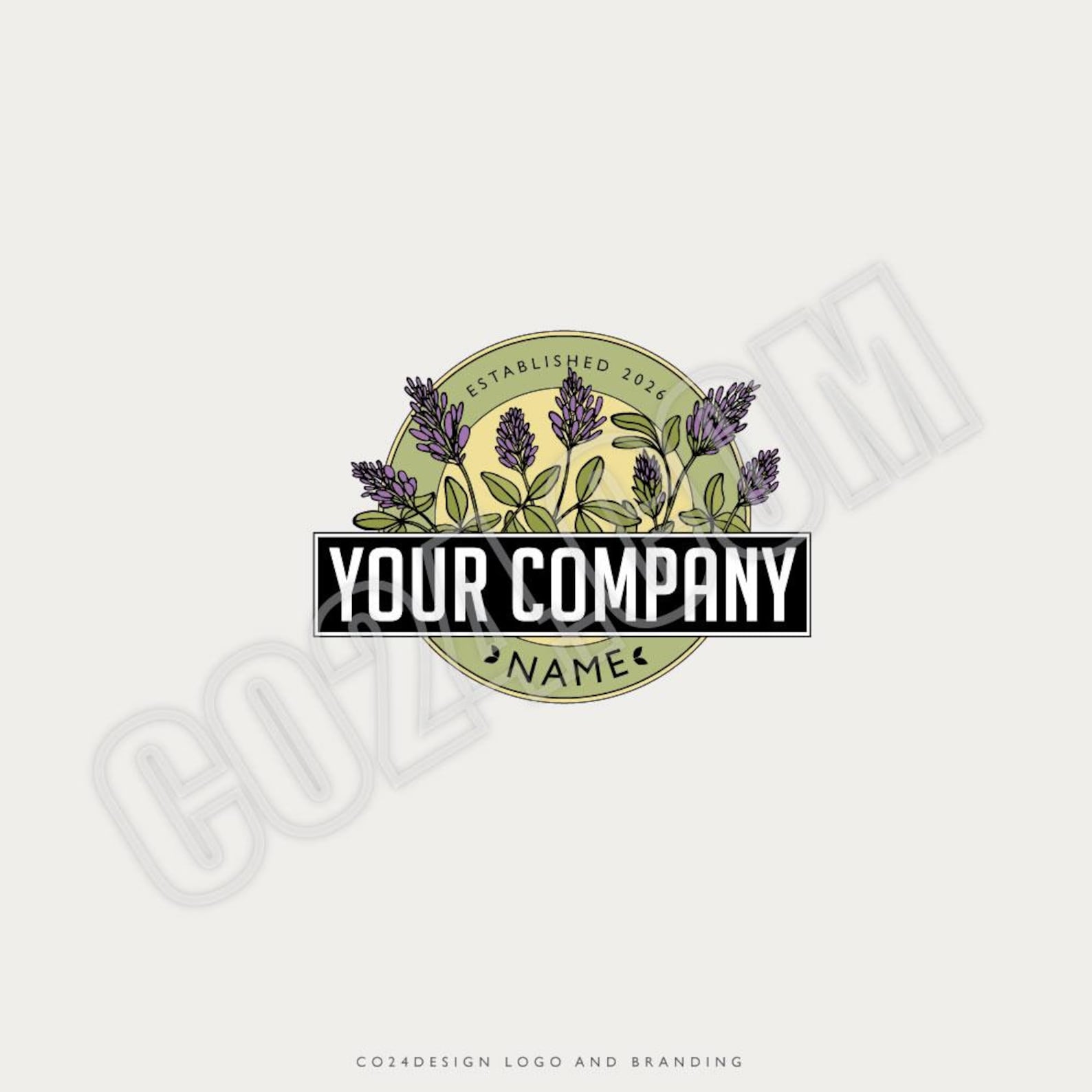 Alfalfa Farmers Logo: Purple Medic Pre-made Design (eps, Svg, Jpeg, Pdf ...