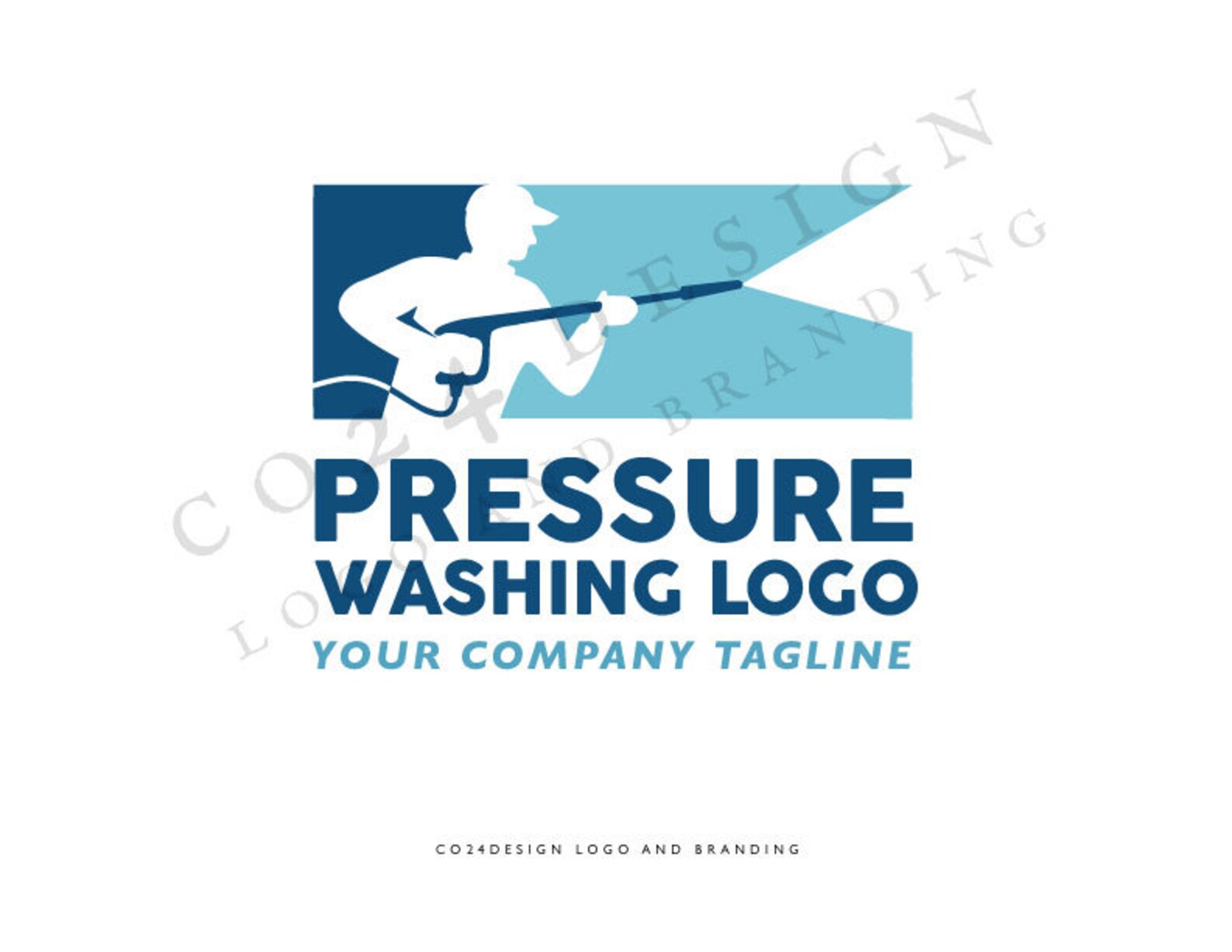 Pressure Washing Logo Power Washer Logo Premium Cleaning - Etsy