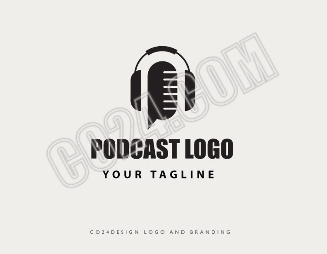 Podcaster Logo, Podcast Logo, Blogger Logo, Radio Host Logo, Radio Logo ...
