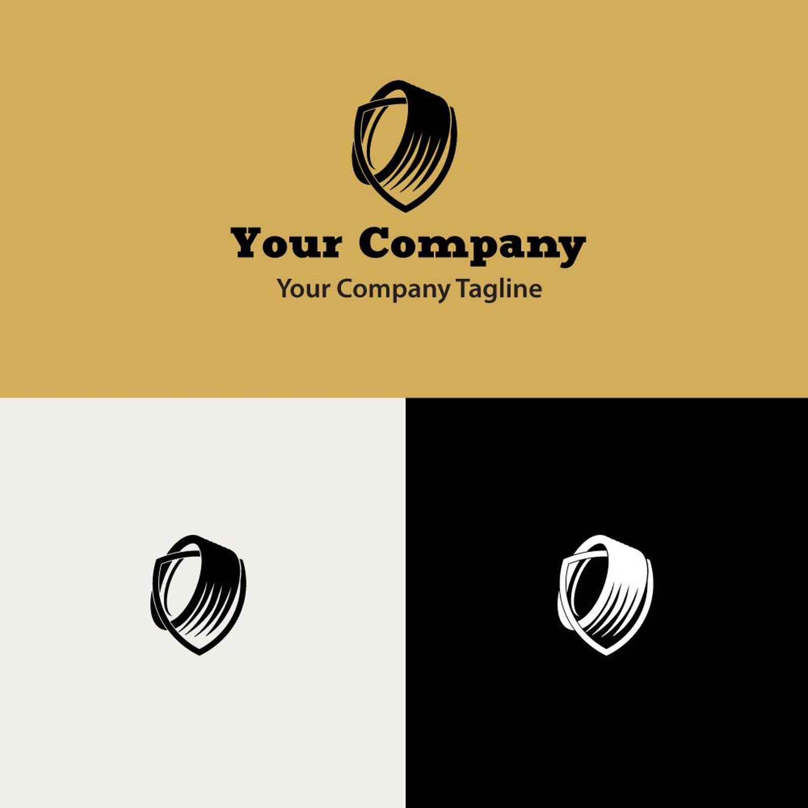 Auto Tire Shield Logo Design: Mechanic Shop Branding (eps, Svg, Jpeg ...
