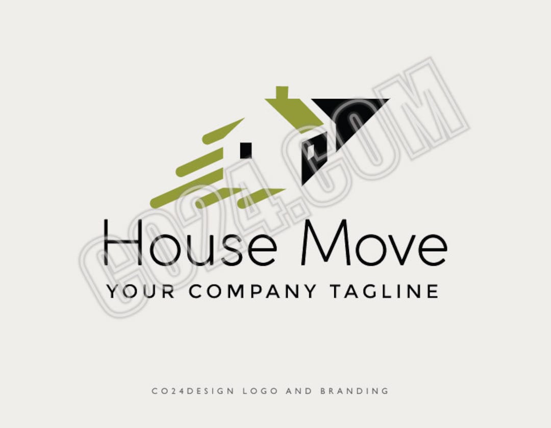 House Moving Logo, Removal Company Logo, Realtor Logo, Moving Services ...