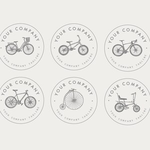 Bike Store Logo, Hand Drawn Bike Illustration, Bicycle Shop Logo, Cycle ...
