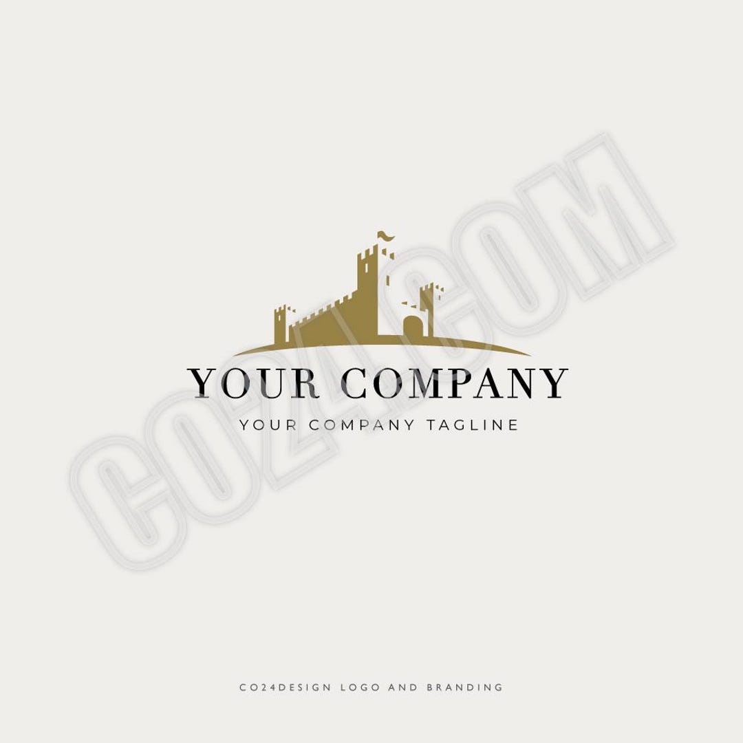 Castle Logo Design: Historic Fortress Branding (eps, Svg, Jpeg, Pdf ...