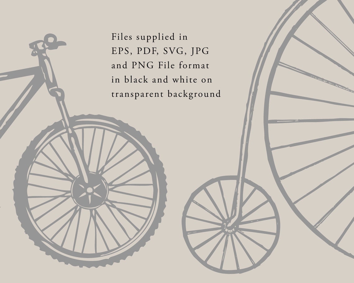 Bike Store Logo Hand Drawn Bike Illustration Bicycle Shop - Etsy