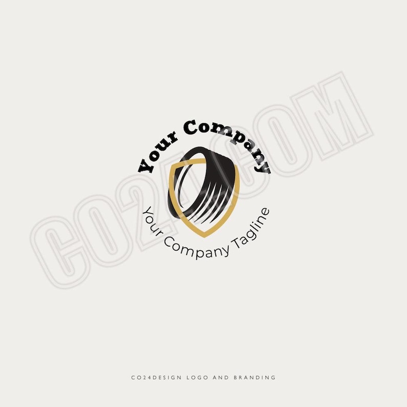 Auto Tire Shield Logo Design: Mechanic Shop Branding (eps, Svg, Jpeg ...