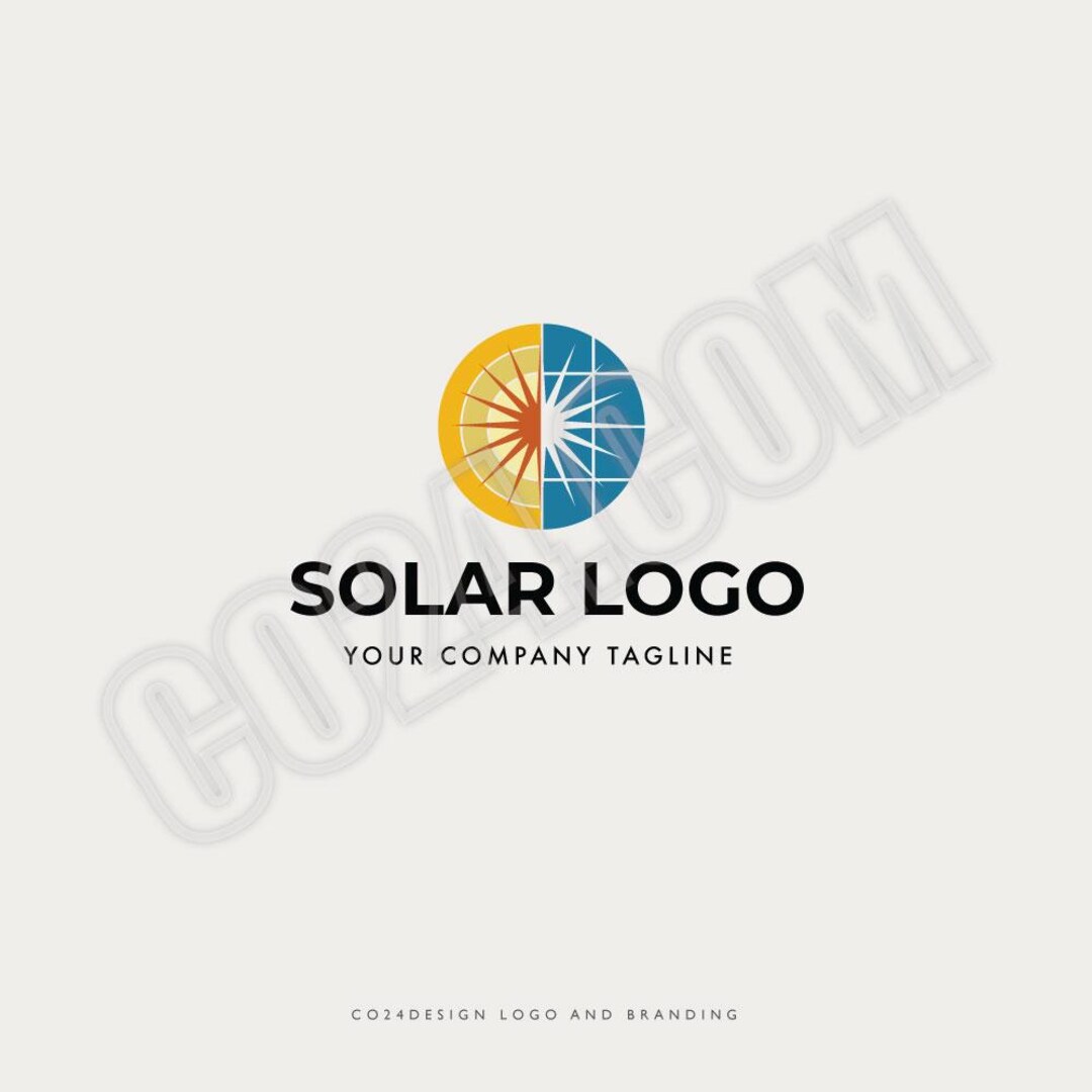 Solar Power Logo, Solar Energy Logo, Solar Panels Logo, Green Energy ...