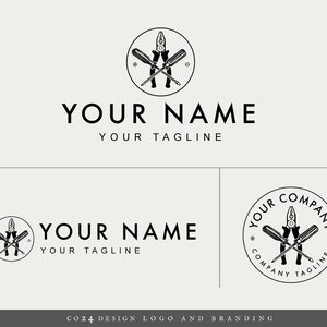 Handyworker Logo Electrician Pre-made Logo Vintage Style - Etsy