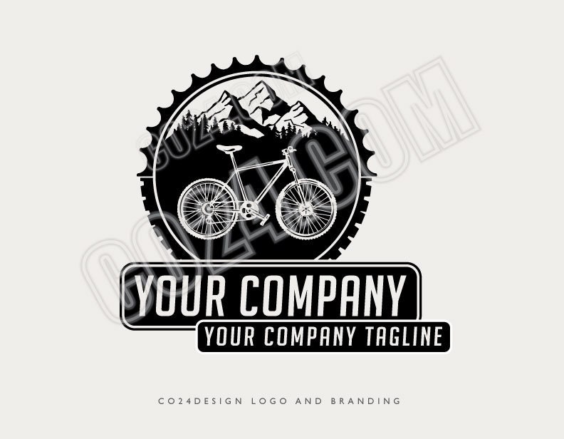 Mountain Bike Logo Vector