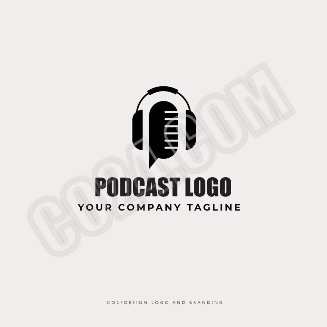 Podcaster Logo, Podcast Logo, Blogger Logo, Radio Host Logo, Radio Logo ...
