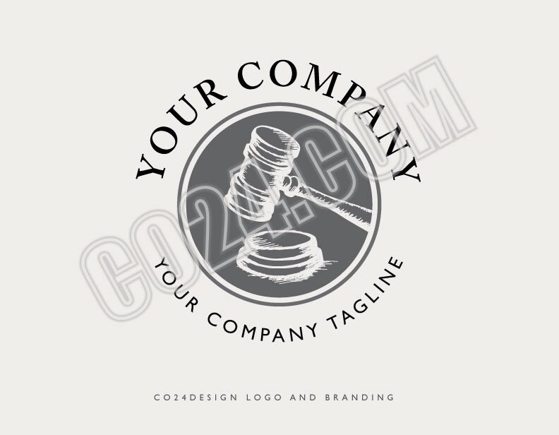 Auctioneers Pre Made Logo Auctioneers Gavel Hammer Logo - Etsy