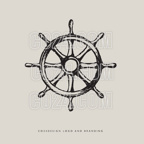 Ship Helm Svg - Etsy