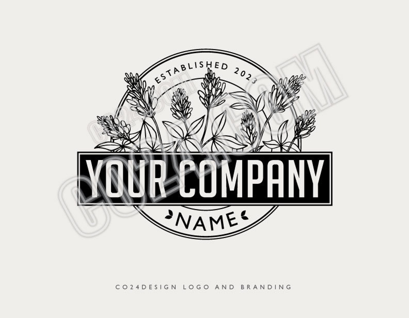 Alfalfa Farmers Logo: Purple Medic Pre-made Design (eps, Svg, Jpeg, Pdf ...
