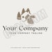 Pine Cone Logo, Pine Cone Cabin Logo, Nature Logo, Pine Forest Logo ...