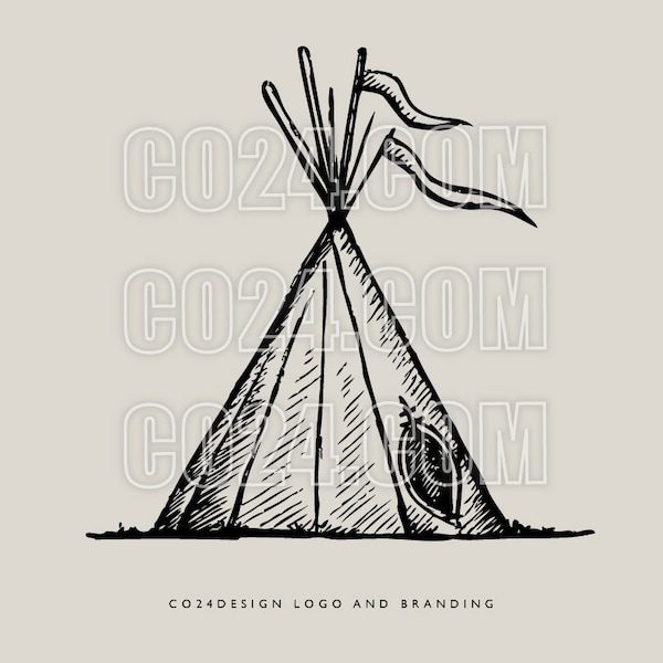 Teepee Art - Etsy