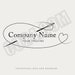 Needle and Thread Logo Sewing Heart Logo Vintage Stitching - Etsy