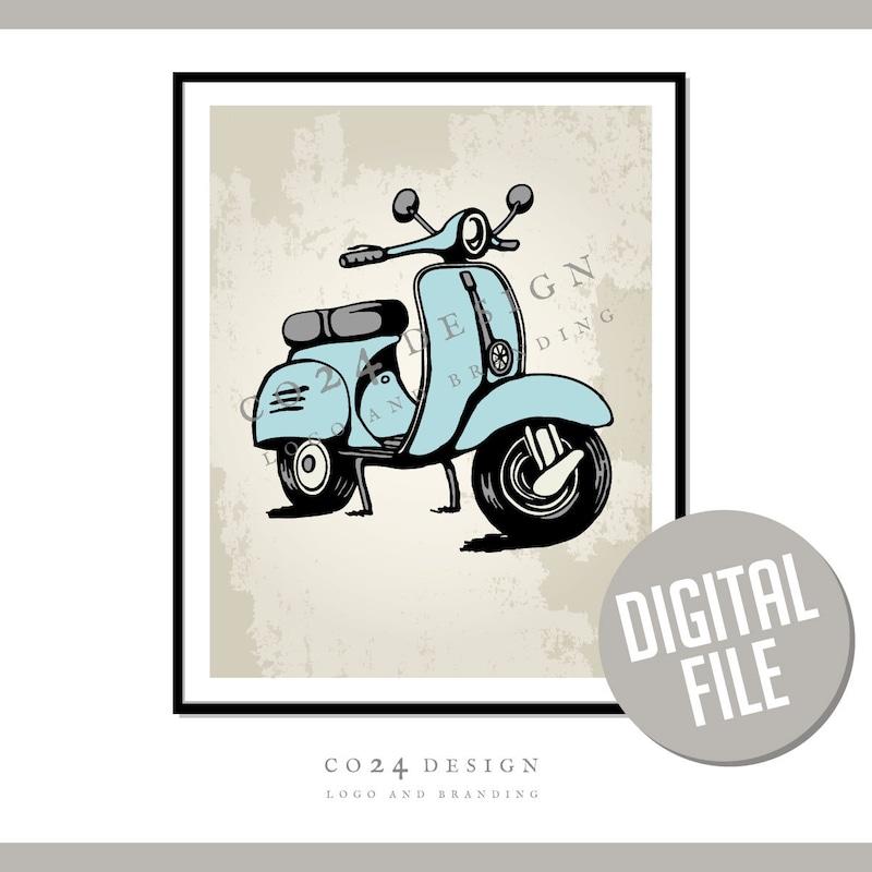 Scooter Posters - Etsy