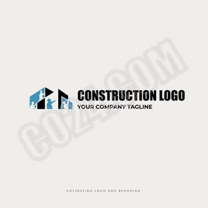 Builders Construction Logo Design: Building & Renovation Services (eps ...