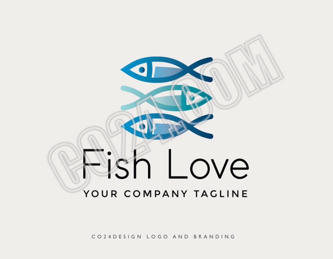 Fish Logo, Fishmongers Logo, Minimalist Logo Design, Restaurant Logo ...