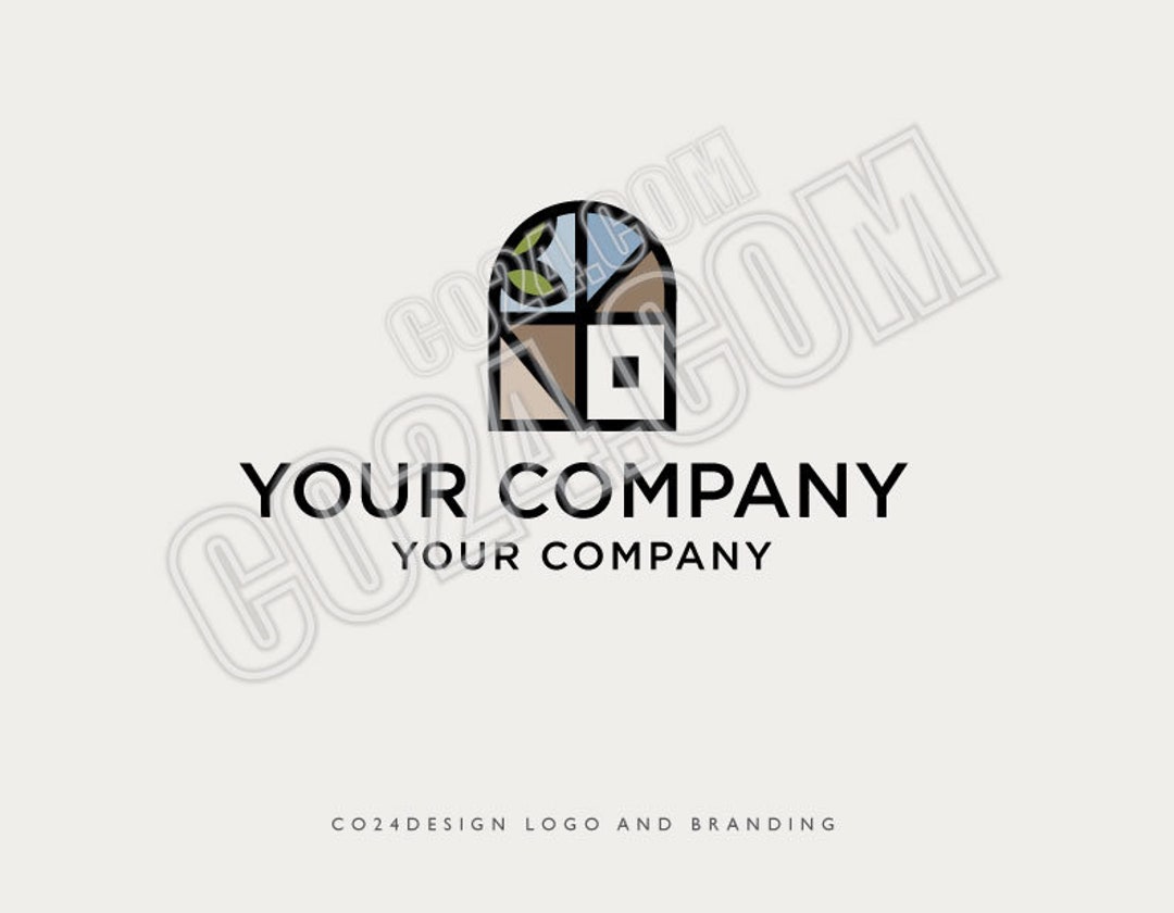 House Logo, Window Logo, Green Home Logo, Building Logo, Realtor Logo ...