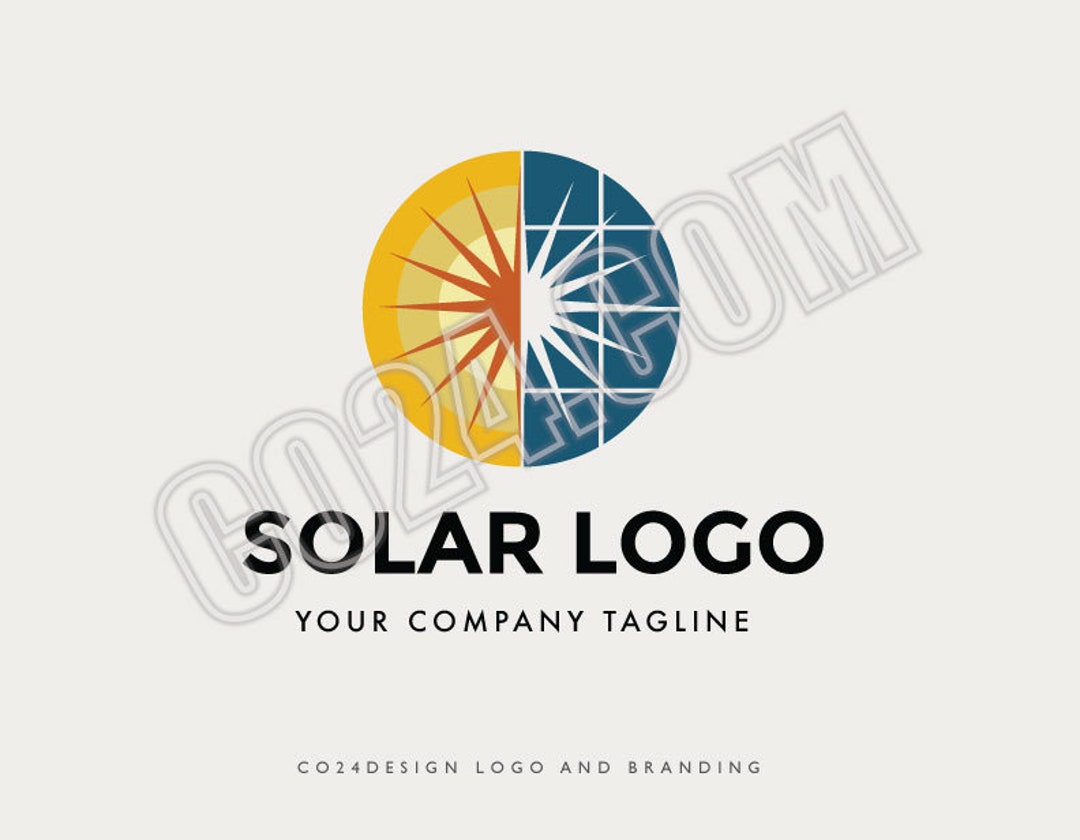 Solar Power Logo, Solar Energy Logo, Solar Panels Logo, Green Energy ...
