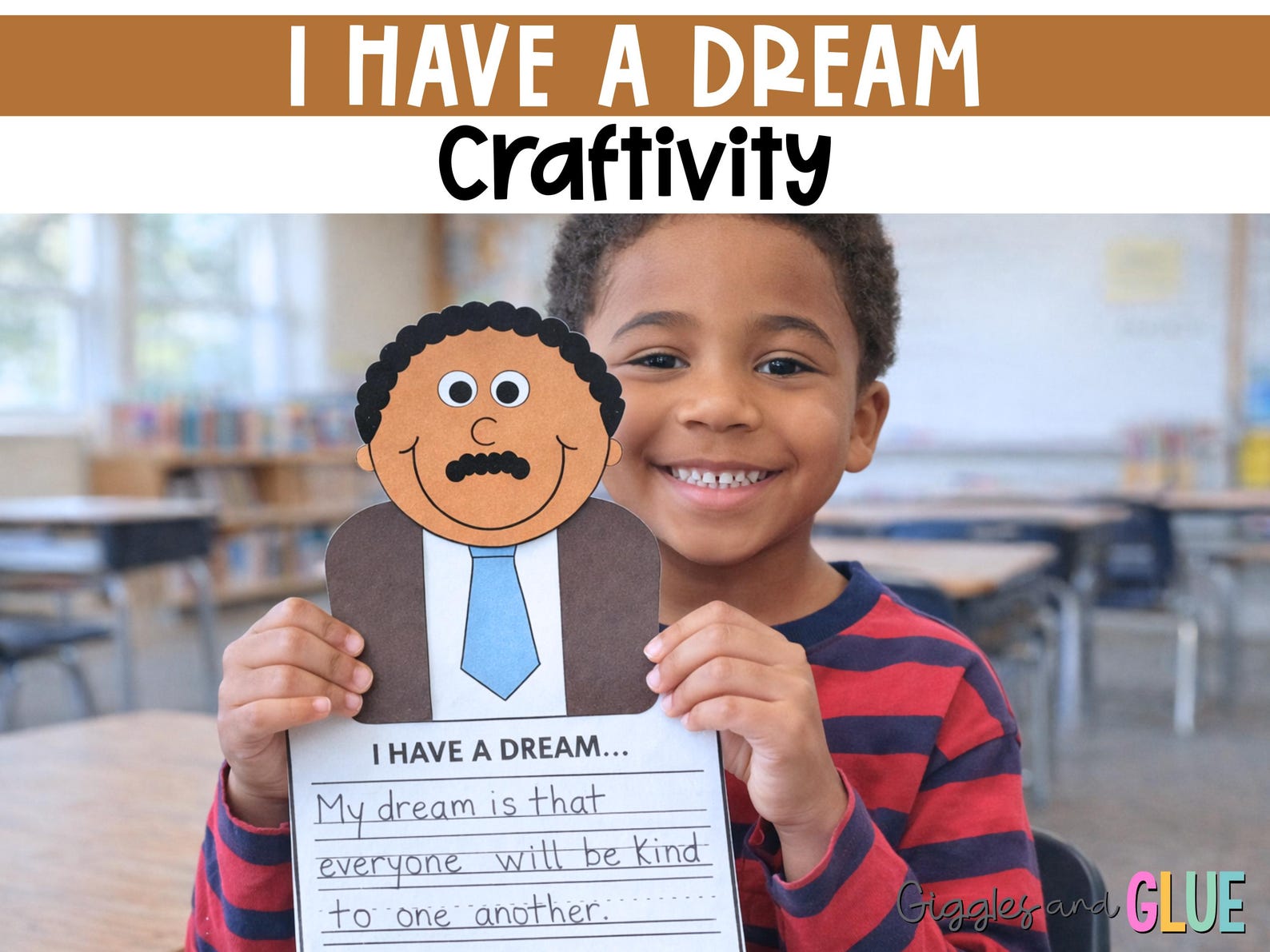 Martin Luther King Jr. Day Classroom Bulletin Board 1st Grade MLK I ...