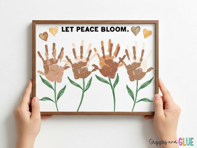 Dr Martin Luther King Jr Handprint Craft Art Poster MLK Day Diversity ...