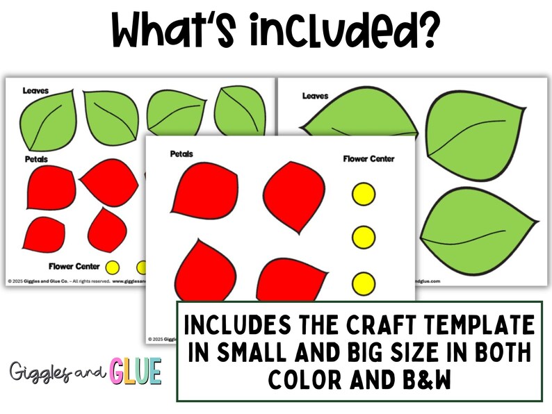 Las Posadas Poinsettia Flower Paper Craft Printable Template ELA ...