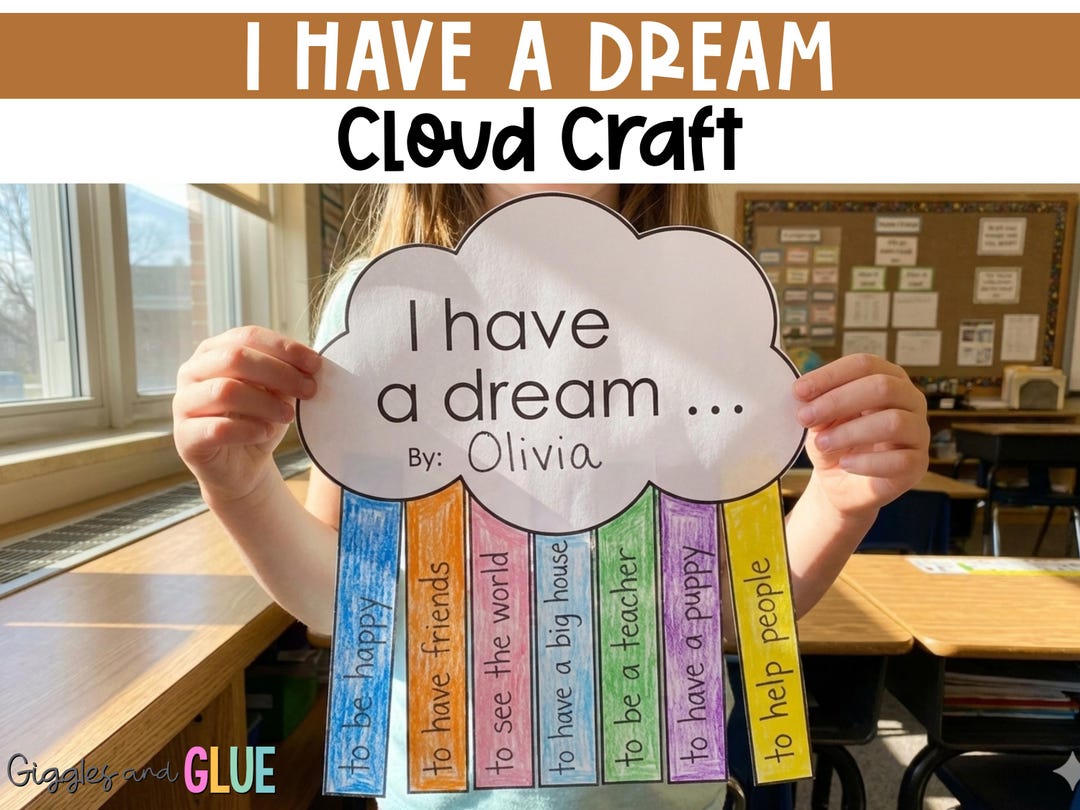 Dr MLK Martin Luther King Jr Day Craft I Have a Dream Could Craft I ...